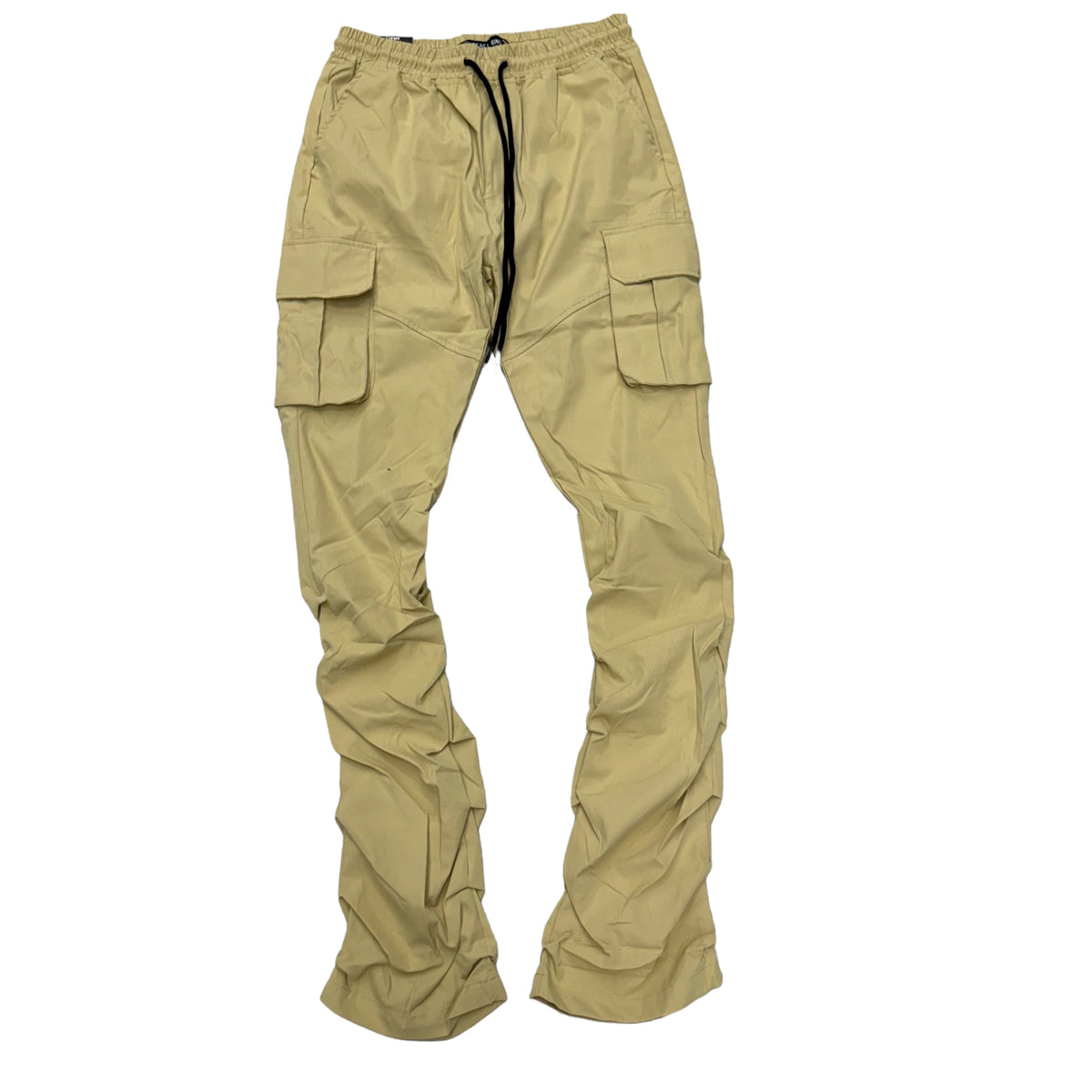 Stacked Sweat & Nylon Pants